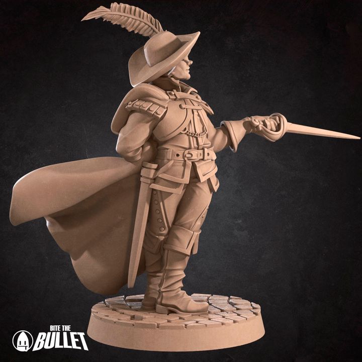 3D Printable Drow Mercenary by Bite the Bullet
